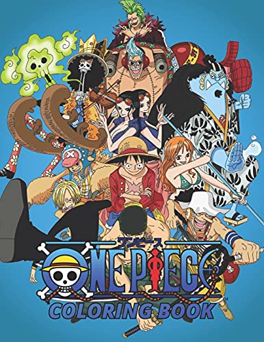 One Piece Coloring Book: Anime Coloring Books for Luffy and Friends ...