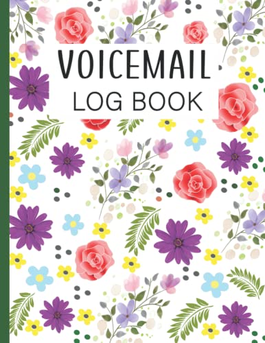 Voicemail Log Book: voicemail log book for office|Phone Call Log Book ...