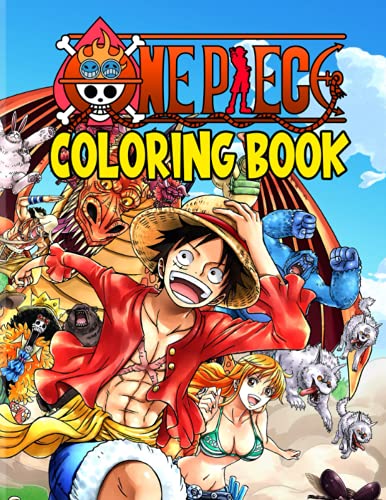 One Piece Coloring Book: Anime Coloring Book for Teens And Adults High ...