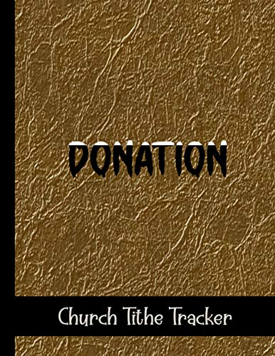 Donation Church Tithe Tracker: Track Your Donations, Perfect for ...