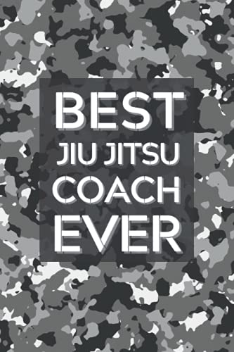 Best Jiu-jitsu Coach Ever: Brazilian Jiu jitsu Class Training Journal ...