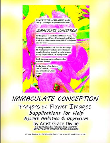 IMMACULATE CONCEPTION Prayers on Flower Images Supplications for Help ...