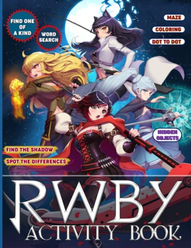 Rwby Activity Book: High-quality Contains All Maze Dot To Activities ...