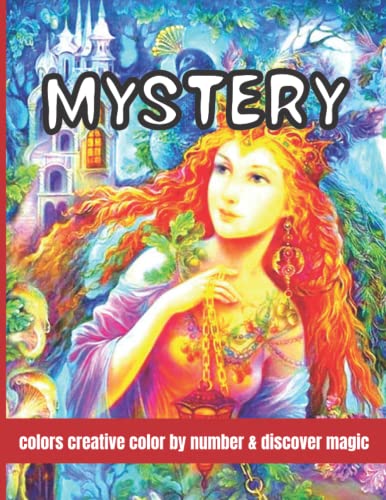 Mystery colors creative color by number & discover magic: Large print ...