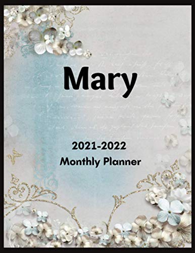 Mary 2021-2022 Monthly Planner: personalized planner, Calendar, 2 year ...