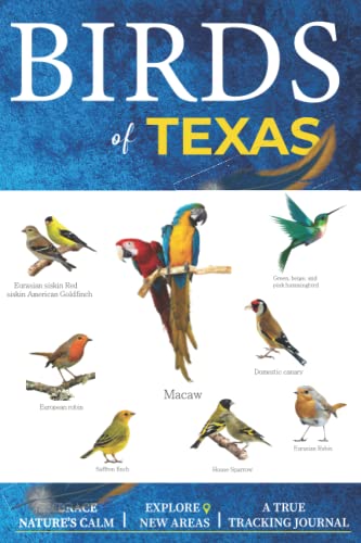 Birds Of Texas: Bird Watching Practical Log Book For Birders ...