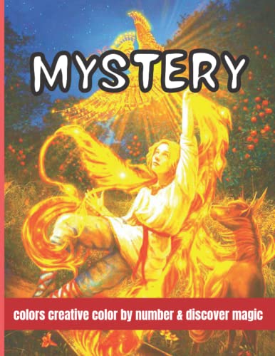 Mystery colors creative color by number & discover magic: Large Print ...
