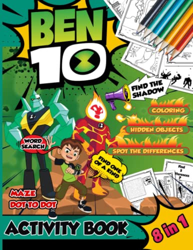 Ben Activity Book: Contains All The Ultimate 10 One Of A Kind Unique ...