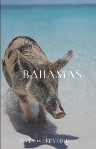 Wild Pigs Exuma Bahamas Notebook dairy with a cover was designed with ...
