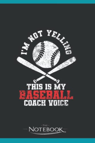 Baseball Coach Baseball Notebook: Perfect Gifts For Loved one| Notebook ...