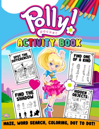 Polly Activity Book: Fantastic Fun Pocket One Of A Kind Puzzle & Color ...