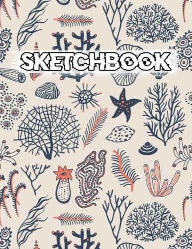Sketchbook: Cute Sea Shell Sketchbook for Girls and Boys, For Drawing ...