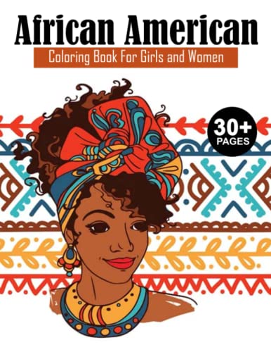 African Coloring Book For Girls And Women: Adults Coloring Book With 30 ...