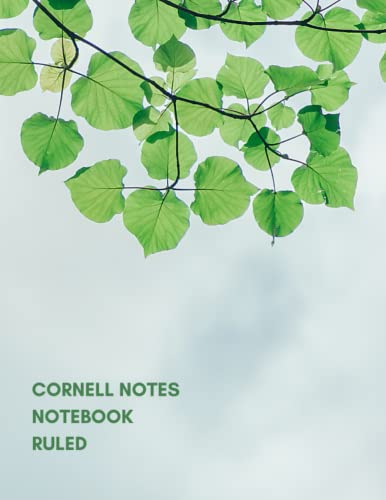 Cornell Notes Notebook Ruled: Cornell Note Taking System 8.5x11" ruled ...