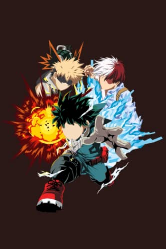 My Hero Academia: Bakugo, Totoroki, Deku - Anime Journal Notebook ...