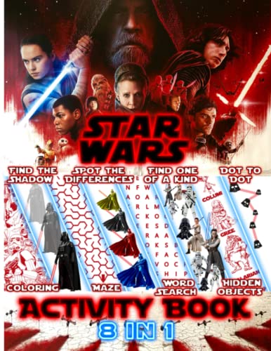 Star Activity Book: Most Amazing Art Wars Find Shadow Activities Books ...