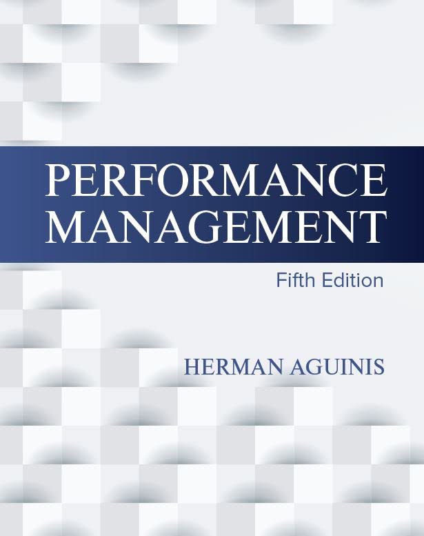 Performance Management by Herman Aguinis | Goodreads