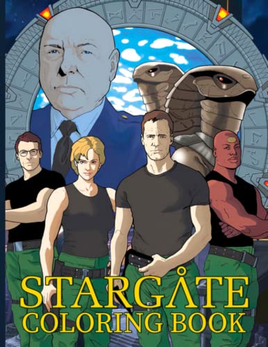 Stargate Coloring Book: Jumbo Enchanting Challenging Stress Relieving ...