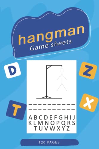Hang Man Puzzles, 120 Games: Hangman Game For Kids, Hangman Paper And ...