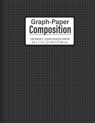 Graph-paper Composition: Grid Paper Notebook | Office Graph Composition ...