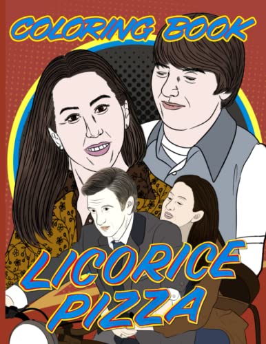 Licorice Coloring Book: Jumbo Wonderful Pizza Excellent Color To Relax ...