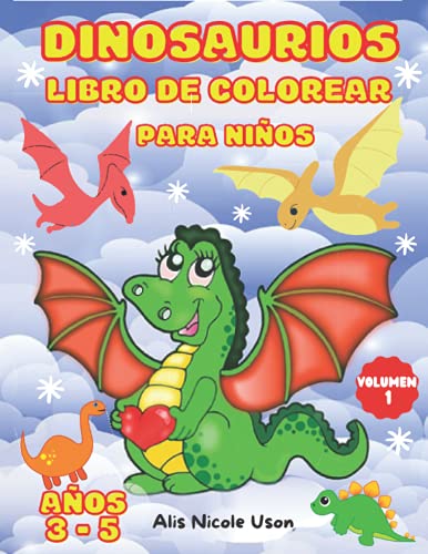 Dinosaurios Libro para colorear para niños: Dinosaurios libro de ...