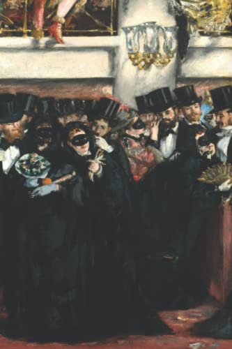 Édouard Manet: Masked Ball at the Opera House - 6x9' Lined Notebook by ...