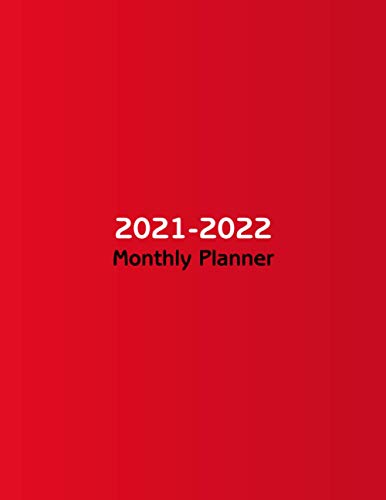 2021-2022 Monthly Planner: 2 Years 24 Months Calendar Monthly Planner ...