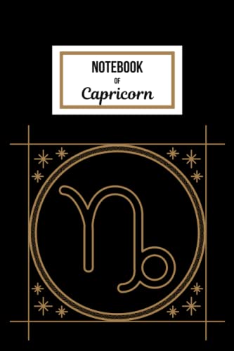 Notebook of Capricorn: Lined College Ruled Notebook for Capricorn ...