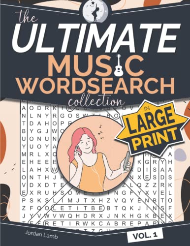 The Ultimate Music Wordsearch Collection in Large Print Vol. 1: Music ...