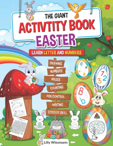 The Giant Activity Book Easter: A Fun Workbook with Easter Activities ...