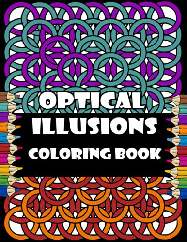 Optical Illusions Coloring Book: (Wizard Raccoon Psychedelic Coloring ...