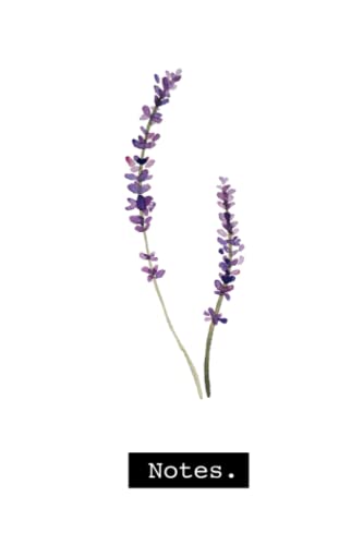 Simple Lavender Notebook: A minimalist lavender watercolour notebook ...