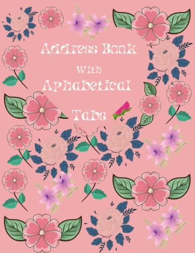 Address Book with Alphabetical Tabs: Telephone Address Book with Tabs ...