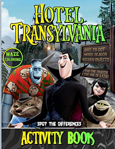 Hotel Transylvania Activity Book: Premium Spot Differences, Maze ...