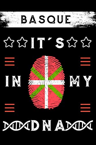 Basque it's in my DNA: A Ruled Notebook flag Basque, Basque Gift ...
