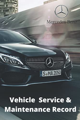 Vehicle Service & Maintenance Record | Mercedes Service book: Car ...