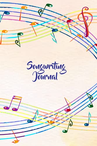 Songwriting journal: Lyrics Diary with Songwriting Templates ...