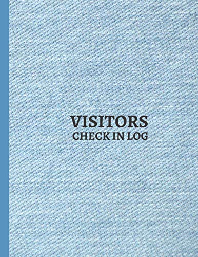 Visitor Check in Log: Visitors Log Book | Visitor Registration Book ...