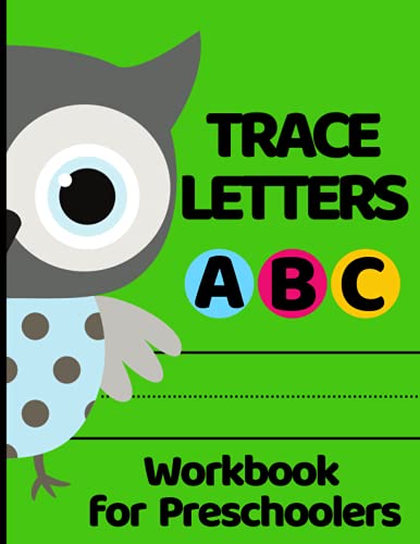Trace Letters Workbook For Preschoolers. Alphabet Handwriting Practice ...
