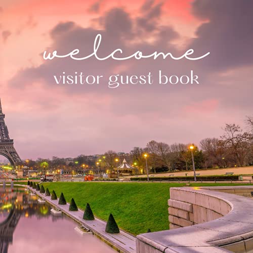 Visitor Guest Book Welcome: Sign In Log Book For Vacation Rentals ...