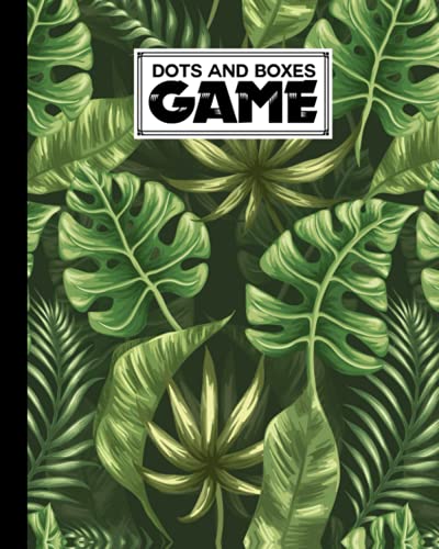 Dots And Boxes Game: Dots & Boxes Activity Book tropical Cover - 120 ...