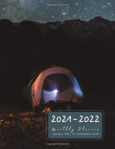 2021-2022 Monthly Planner: Large Two Years Planner Calendar Schedule ...