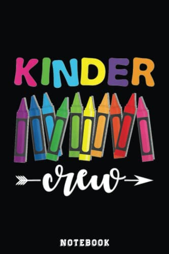 Kinder Crew Kindergarten Teacher Notebook 1st Day of School Notebook ...