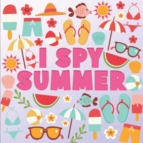 I Spy Summer: Learn The Alphabet Summer Vacation Things And Coloring ...