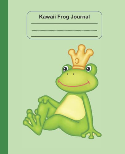 Kawaii Frog Journal: Wide Ruled for Boys Girls Adults Kids Students ...