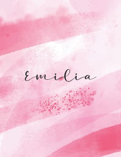 Emilia: Journal Notebook Gray for Writing and Drawing, Blank ...