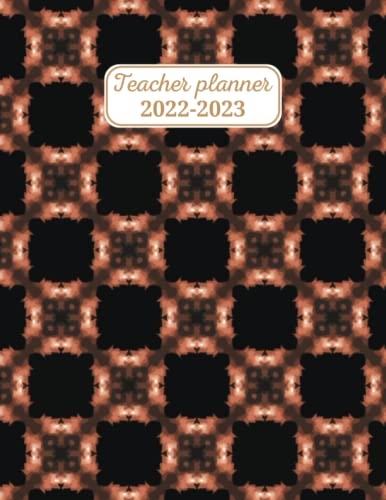 Teacher planner 2022-2023: 12-Month Planner & Diary | Weekly & monthly ...