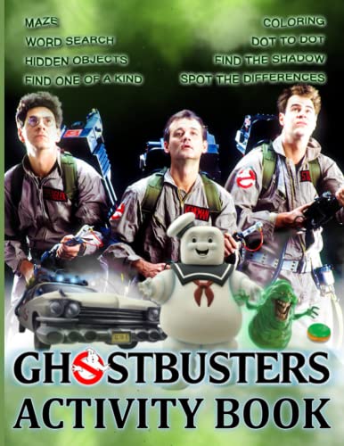 Ghostbusters Activity Book: Stunning High Quality One Of A Kind Adult ...
