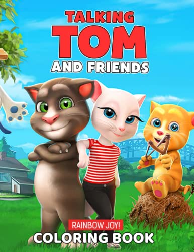 Talking Tom And Friends Coloring Book: A Great Item For Fans Of ...